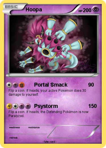 Pokémon Hoopa 489 489 - Portal Smack - My Pokemon Card
