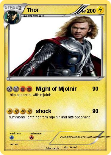Pokémon Thor 542 542 - Might of Mjolnir - My Pokemon Card