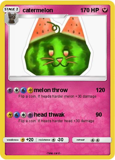 Pokémon catermelon 1 1 - melon throw - My Pokemon Card