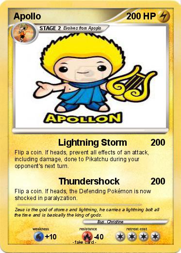 Pokémon Apollo 116 116 - Lightning Storm - My Pokemon Card