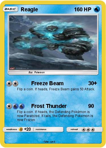 Pokémon Reagle - Freeze Beam - My Pokemon Card