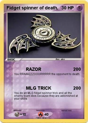 Pokémon Fidget spinner of death - RAZOR - My Pokemon Card
