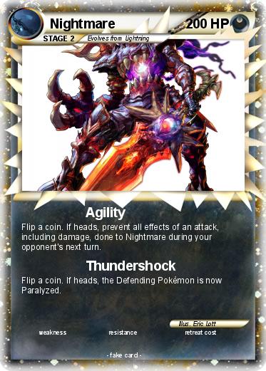 Pokémon Nightmare 326 326 - Agility - My Pokemon Card