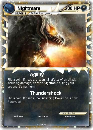 Pokémon Nightmare 325 325 - Agility - My Pokemon Card