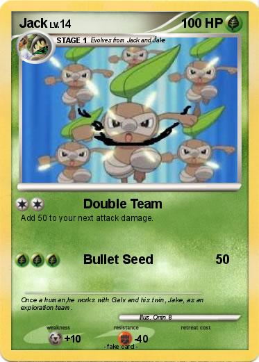 Pokémon Jack 1357 1357 - Double Team - My Pokemon Card