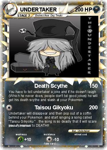 Pokémon UNDERTAKER 985 985 - Death Scythe - My Pokemon Card