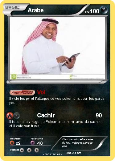 Pokémon Arabe 35 35 - Vol - Ma carte Pokémon