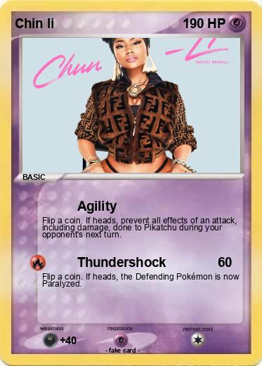 Pokémon Chin li - Agility - My Pokemon Card
