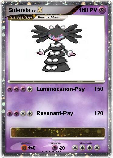 Pokémon Siderela - Luminocanon-Psy - Ma carte Pokémon