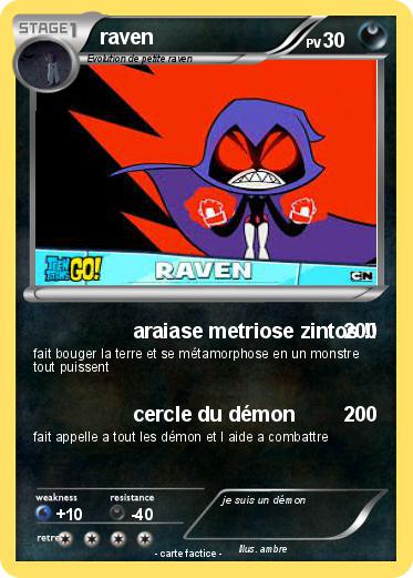 Pokémon raven 384 384 - araiase metriose zintos !! - Ma carte Pokémon