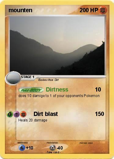 Pokémon mounten - Dirtness - My Pokemon Card
