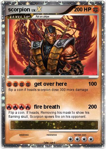 Pokémon scorpion 1017 1017 - get over here - My Pokemon Card