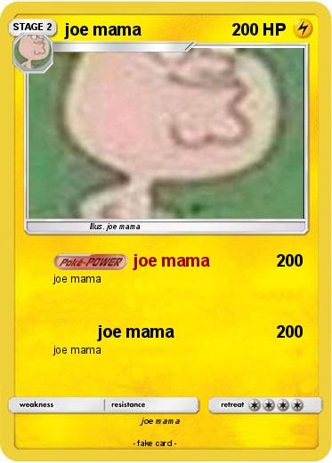 Pokémon joe mama 131 131 - joe mama - My Pokemon Card