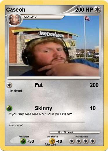 Pokémon Caseoh 56 56 - Fat - My Pokemon Card