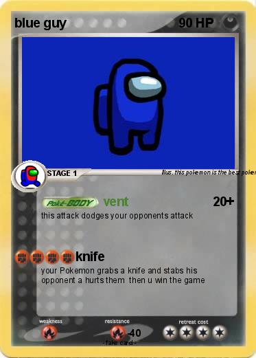 Pokémon blue guy 7 7 - vent - My Pokemon Card