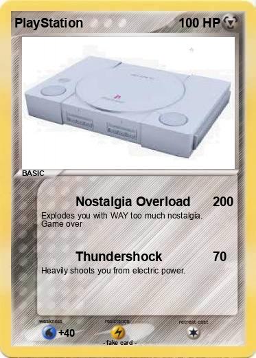 Pokémon PlayStation 121 121 - Nostalgia Overload - My Pokemon Card