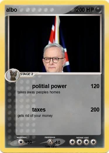 Pokémon albo - politial power - My Pokemon Card