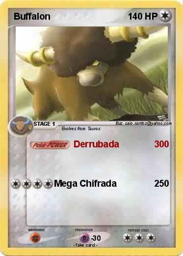 Pokémon Buffalon 4 4 - Derrubada 300 - My Pokemon Card