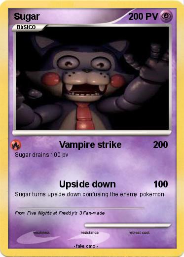 Pokémon Sugar 123 123 - Vampire strike - Mi carta pokémon