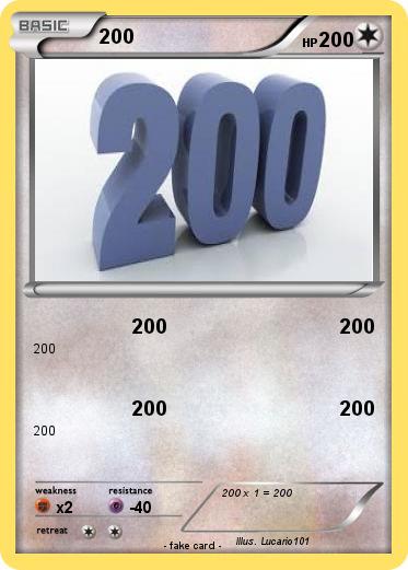 Pokémon 200 52 52 - 200 - My Pokemon Card