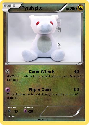 Pokémon Pyralspite - Cane Whack - My Pokemon Card