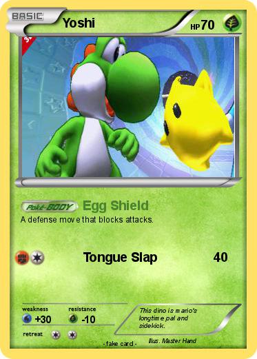Pokémon Yoshi 3421 3421 - Egg Shield - My Pokemon Card