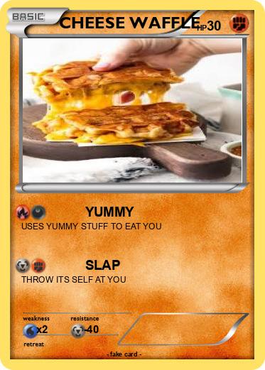 Pokémon CHEESE WAFFLE - YUMMY - My Pokemon Card