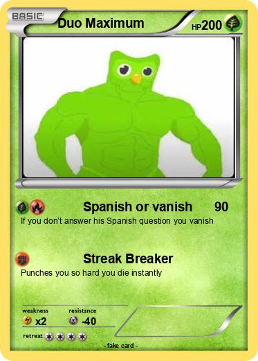 Pokémon Duo Maximum - Spanish or vanish - My Pokemon Card