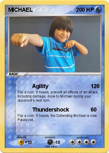 Pokémon MICHAEL 2948 2948 - Agility - My Pokemon Card