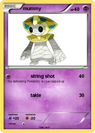Pokémon mummy 109 109 - string shot - My Pokemon Card