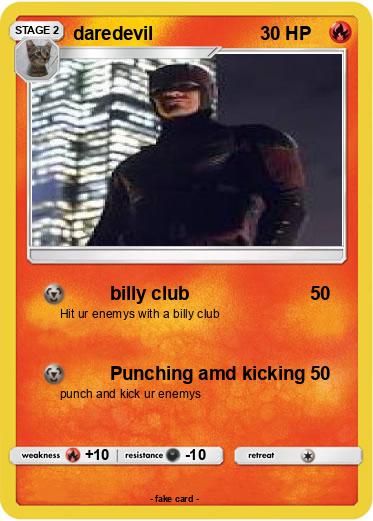 Pokémon daredevil 59 59 - billy club - My Pokemon Card