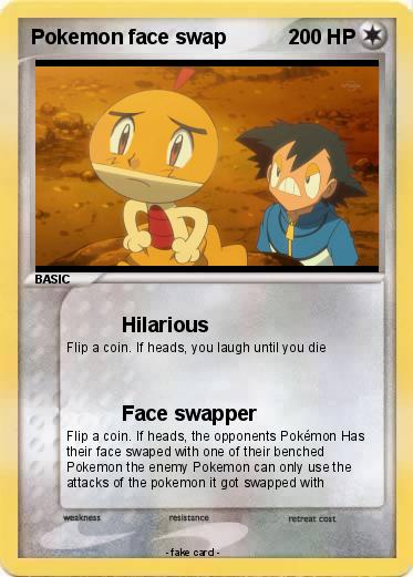 Pokémon Pokemon face swap - Hilarious - My Pokemon Card