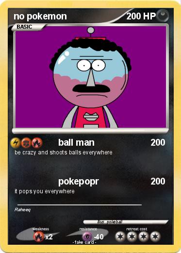 Pokémon no pokemon 1 1 - ball man - My Pokemon Card