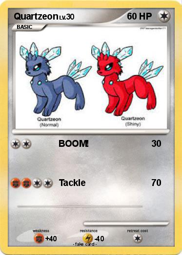 Pokémon Quartzeon 3 3 - BOOM! - My Pokemon Card