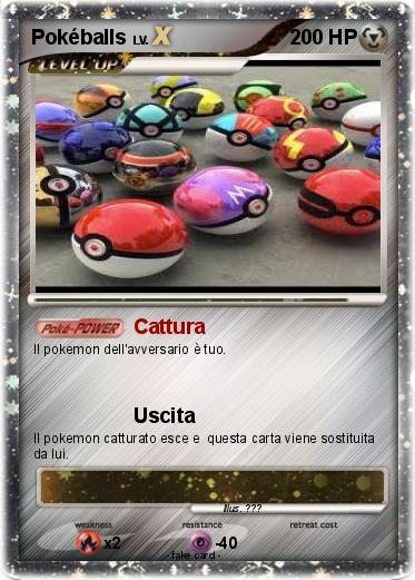 Pokémon Pokeballs 10 10 - Cattura - My Pokemon Card