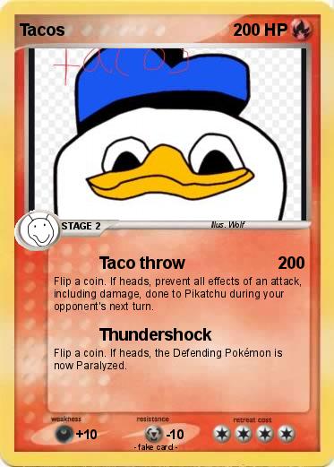 Pokémon Tacos 45 45 - Taco throw - My Pokemon Card