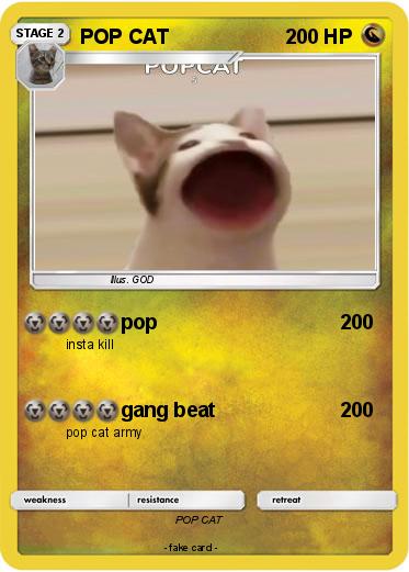 Pokémon POP CAT 45 45 - pop - My Pokemon Card