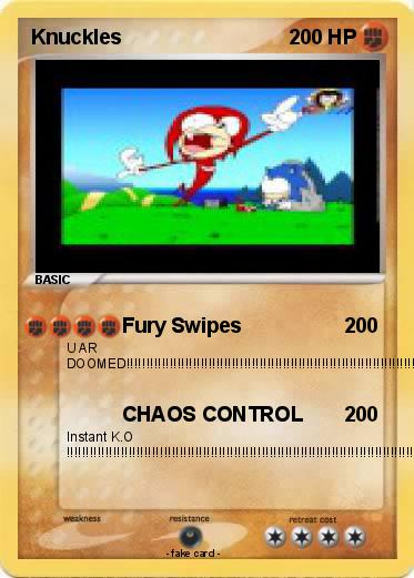 Pokémon Knuckles 554 554 - Fury Swipes - My Pokemon Card