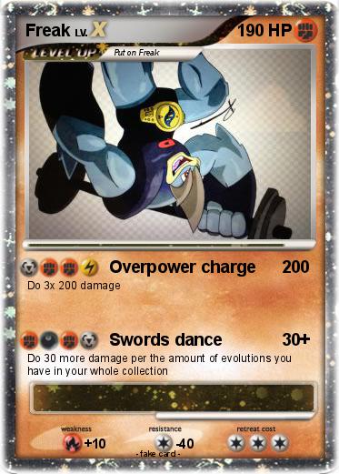 Pokémon Freak 124 124 - Overpower charge - My Pokemon Card