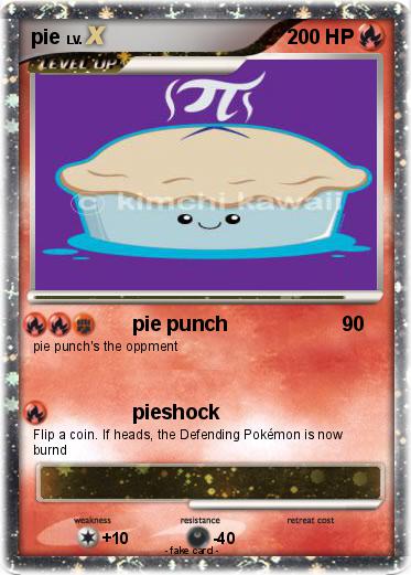 Pokémon pie 259 259 - pie punch - My Pokemon Card