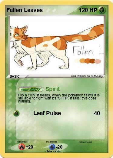 Pokémon Fallen Leaves - Spirit - My Pokemon Card