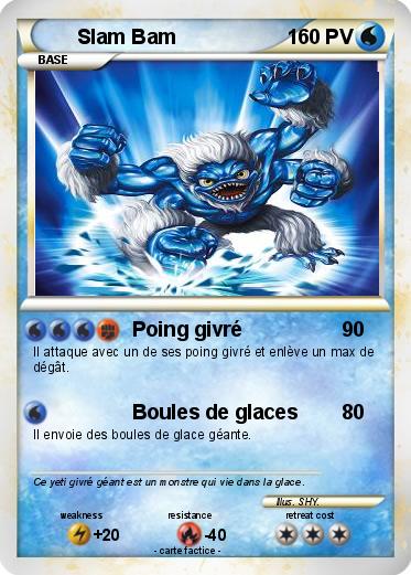 Pokémon Slam Bam 25 25 - Poing givré - Ma carte Pokémon