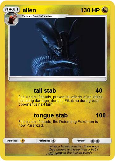 Pokémon alien 1475 1475 - tail stab - My Pokemon Card