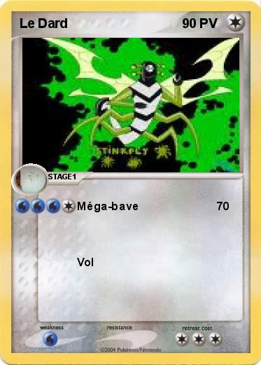 Pokémon Le Dard 9 9 - Méga-bave - Ma carte Pokémon
