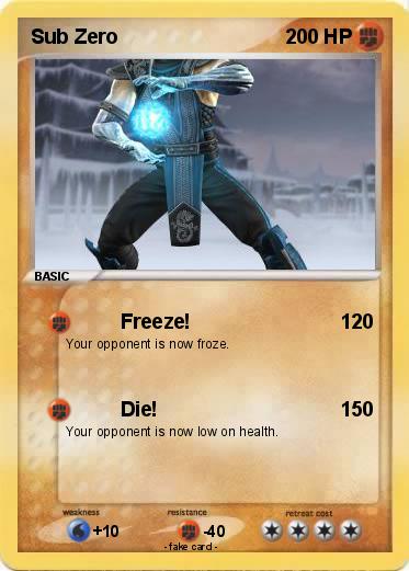 Pokémon Sub Zero 364 364 - Freeze! - My Pokemon Card