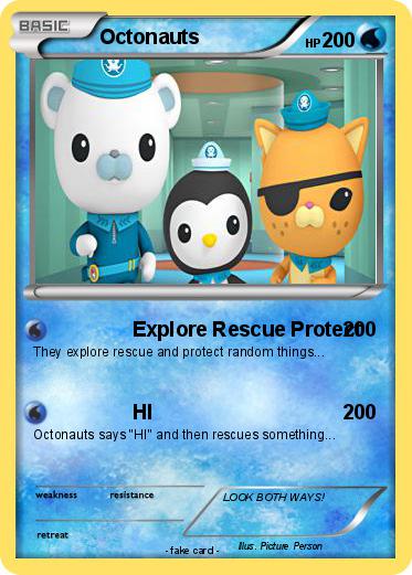 Pokémon Octonauts 1 1 - Explore Rescue Protect - My Pokemon Card