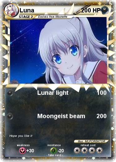 Pokémon Luna 709 709 - Lunar light - My Pokemon Card
