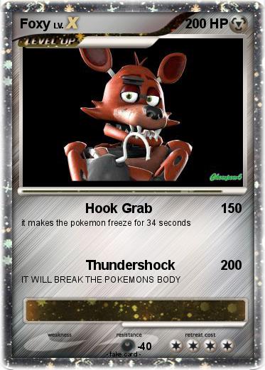 Pokémon Foxy 1987 1987 - Hook Grab - My Pokemon Card