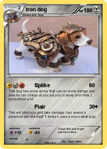 Pok mon Iron Dog 2 2 Splike My Pokemon Card Pok mon Iron Dog 2 2 Splike My Pokemon Card