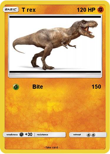 Pokémon T rex 1012 1012 - Bite - My Pokemon Card